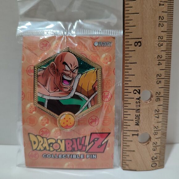 dragon ball z | Jewelry | Dragon Ball Z Nappa Golden Series Enamel Pin ...